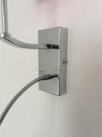 China LED Modern Hotel Wall Lamps with Double Head and PP Shade CRI 80 Lifespan 30000 hours for sale