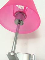 China LED Modern Hotel Wall Lamps with Double Head and PP Shade CRI 80 Lifespan 30000 hours for sale