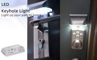 China Mini ABS PIR Door Keyhole Motion Sensor Detector LED Night Light at Door Lock Lamp Sizes for sale