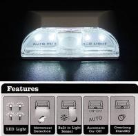 China Mini ABS PIR Door Keyhole Motion Sensor Detector LED Night Light at Door Lock Lamp Sizes for sale