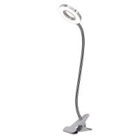 China 0.4kg Flexible Arm Clamp Desk Bedside Lamp Clip On LED Dimmable Reading Vanity Lamp for sale