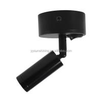 China Surface Mounted Spotlight LED Light 12V DC Without-Holes Cool White Power Black-Color for sale