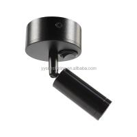 China Surface Mounted Spotlight LED Light 12V DC Without-Holes Cool White Power Black-Color for sale