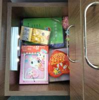 China Battery Operated LED Drawer Lighting with Vibration Inductive Switch Fabric Shade Type for sale