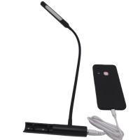 China Neutral White LED Bedside Headboard Reading Lamp with USB Charging Port 60lm/w 4100K CCT for sale