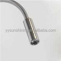 China Hotel Headboard 3Watt Chrome LED Gooseneck Reading Wall Lights with 350mm Dimension for sale