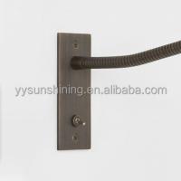 China Hotel Headboard 3Watt Chrome LED Gooseneck Reading Wall Lights with 350mm Dimension for sale
