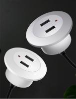 China 1A Rated Current Embedded USB Type A and Type C Socket for Household Appliance Charging for sale