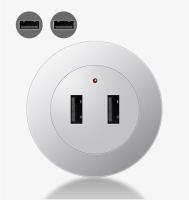 China 1A Rated Current Embedded USB Type A and Type C Socket for Household Appliance Charging for sale