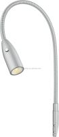 China 30000 Hours Lifespan Aluminum LED Reading Light for Bed with Gooseneck and Sleek Design for sale
