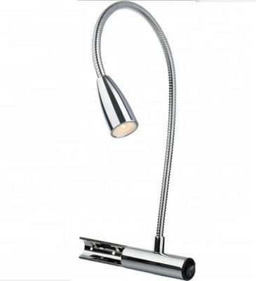 China Flexible Gooseneck Reading Lamp for Simple Design Bed Side Table 520*150*20mm NO Dimmer for sale