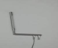 China Reading Room Touch Control LED Bed Headboard Dimming Adjustable Arm Wall Reading Light Lamp Wall Mounted for sale