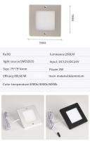 China 120lm Door Sensor PIR Sensor Under Cabinet Light for BLACK/GRAY Kitchen Wardrobe Home for sale