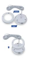 China Embedded Installation 12V Puck Light LED Panel for Furniture Cabinet Kitchen Round for sale