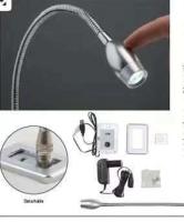 China Desktop and Sofa Armrests Fixed LED Headboard Reading Light Chrome Support Dimmer Yes for sale