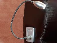 China Desktop and Sofa Armrests Fixed LED Headboard Reading Light Chrome Support Dimmer Yes for sale