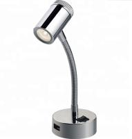 China 12V Flexible Arm Reading Light with USB Charging Socket for Dimming Spotlight 3W 85lm/w for sale