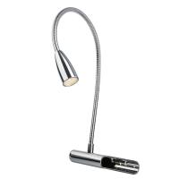 China 1W Aluminum IRON Flexible Snake LED Headboard Wooden Bed Side Reading Lamp for Room Hotel for sale