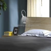 China 1W Aluminum IRON Flexible Snake LED Headboard Wooden Bed Side Reading Lamp for Room Hotel for sale