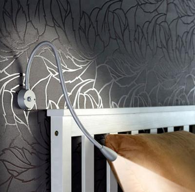 China Modern Hotel Headboard Reading Light with On/Off Switch Flexible Angles and High Ra 80 for sale