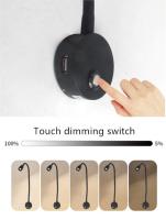 China IN-CAR 1W 3W Touch Dimmable Bedside Light with 1PC USB Charging Port 12V/24V Bed Head Lamps for sale