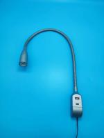 China 12V USB Gooseneck Bed Reading Light Book Car Lamp 2USB Charging type-c Aluminum iron for sale
