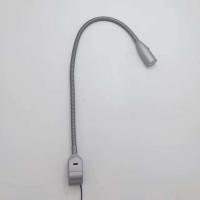 China RV BOAT Gooseneck Reading Light with USB Charging and Plastic Shade 12V Bed Side Light for sale