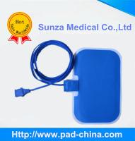 China patient plates,didposable patient plate with 3m wire(Vertical),hifi plug cable ESU pad for sale