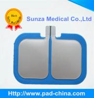 China Horizontal ESU plate,Bipolar reusable adult/ child grounding pad,Valleylab patient plate for sale
