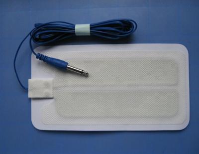 China non-woven ESU plate,6.35 mm Audio plug grounding plate,return elelctrode for ESU Unit for sale
