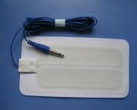 China non-woven ESU plate,6.35 mm Audio plug grounding plate,return elelctrode for ESU Unit for sale