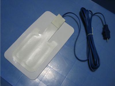 China foam backing ESU plate,Bipolar disposable grounding pad,connecting cable disposable plate for sale