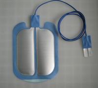 China reusable ESU plate,Bipolar reusable patient plate ,adult grounding pad with 1m length wire for sale