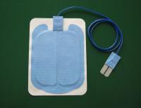 China ESU patient plate,Bipolar reusable adult/ child grounding pad,1M cable special connector for sale
