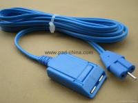 China medical cables, , Patient Plate cable neutral negative plate cable/ 8 shape ground pads for sale