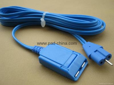 China medical cables, , Patient Plate cable neutral negative plate cable/ 8 shape ground pads for sale
