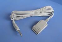 China ESU Electrode cable With 6.3mm Plug For Grounding Pad, Medical Cable, 3m Length Electr for sale