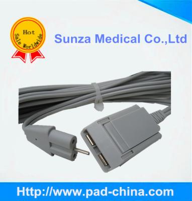 China Patient Plate cable, connecting cable for ESU,patient plate connector for sale