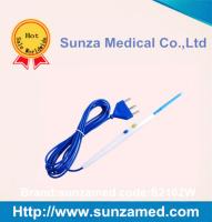 China OD4.0 single pin White color Disposable  Hand control electrosurgical Pencil with120mm Blade with 3 Meter cable，S2102W for sale