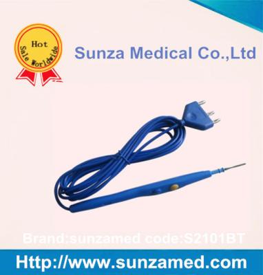 China Hand control electrosurgical Pencil with 70mm Teflon  Blade Sunzamed specail hand control pencil S2101BT for sale