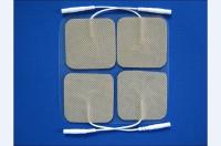 China adhesive reusable TENS EMS ELECTRODES lead wire with 2.0mm/2.5mm pin connector for sale