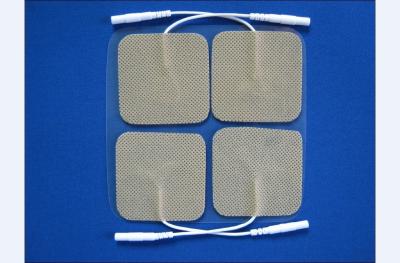 China adhesive reusable TENS EMS ELECTRODES lead wire with 2.0mm/2.5mm pin connector for sale