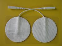 China adhesive reusable TENS EMS ELECTRODES lead wire with 2.0mm/2.5mm pin connector for sale