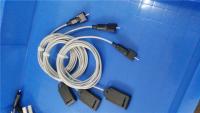 China European style cables for electrosugrical pad,patient plate connecting cable factory supply high quality plate cable for sale