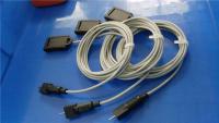 China European style cables for electrosugrical pad,ESU grounding pad/platepatient plate connecting cable，high quality for sale