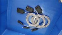 China European style cables for electrosugrical pad,ESU grounding pad/platepatient plate connecting cable，high quality for sale