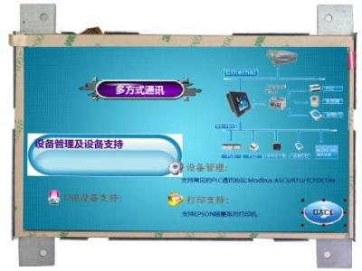China Resistive Panel Mount Touch Screen Monitor 7 Inch TFT Embedded for sale