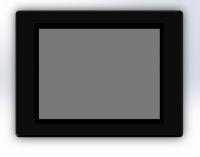 China 10.4 Inch Capacitive Touchscreen Monitor USB TFT Wall Mounted LCD Panel for sale