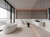 China Stain-Resistant Porcelain Tile with P3 Slip Resistance and Less than 0.05% Water Absorption in 600x600/600x1200mm Size for sale