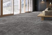 China Midnight Black SR Series Porcelain Tile in 600x600mm and 600x1200mm with P3 Rated Anti-Slip for Luxury Lounges for sale